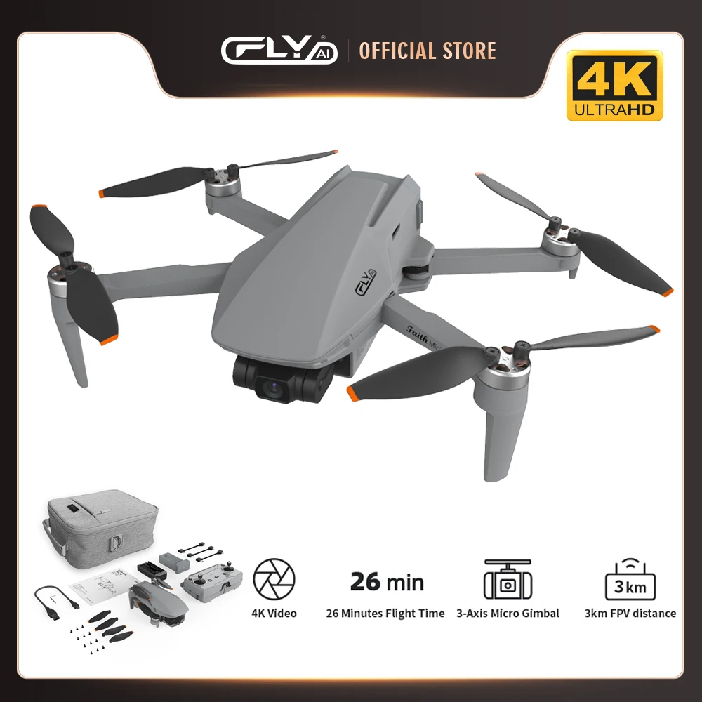 CFLY Faith MINI Drone,3-Axis Gimbal Professional Camera,4K Video Camera ...