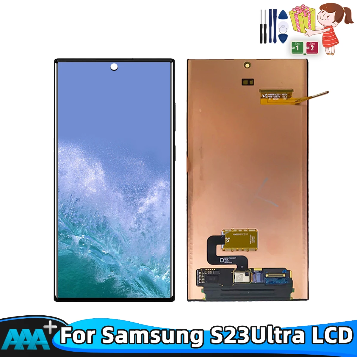 Original-LCD-For-Samsung-S23-Ultra-Display-Touch-Screen-Digitizer ...