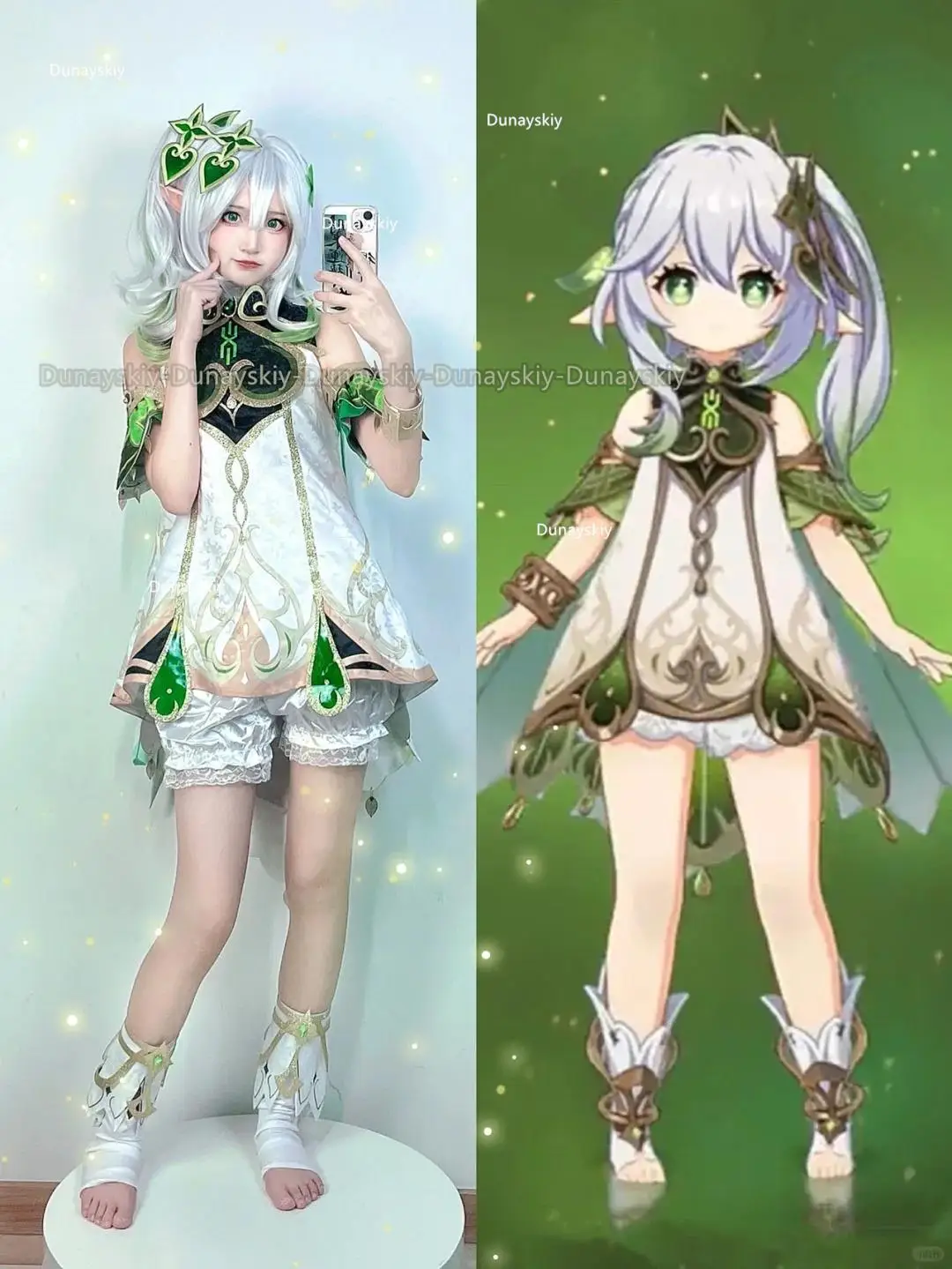 Nahida-Cosplay-Genshin-Impact-Costume-Lesser-Lord-Kusanali-Full-Set ...