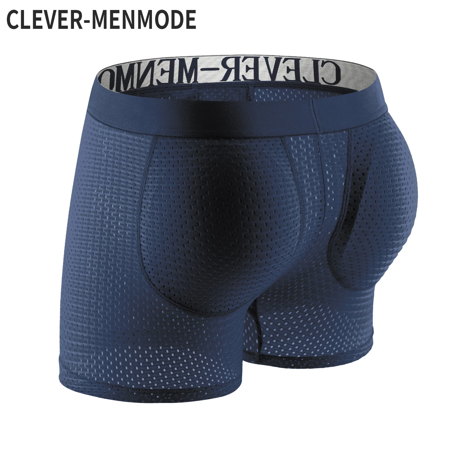 CLEVER-MENMODE-Sexy-Men-Padded-Underwear-Mesh-Boxer-Shorts-Lifter-Butt ...