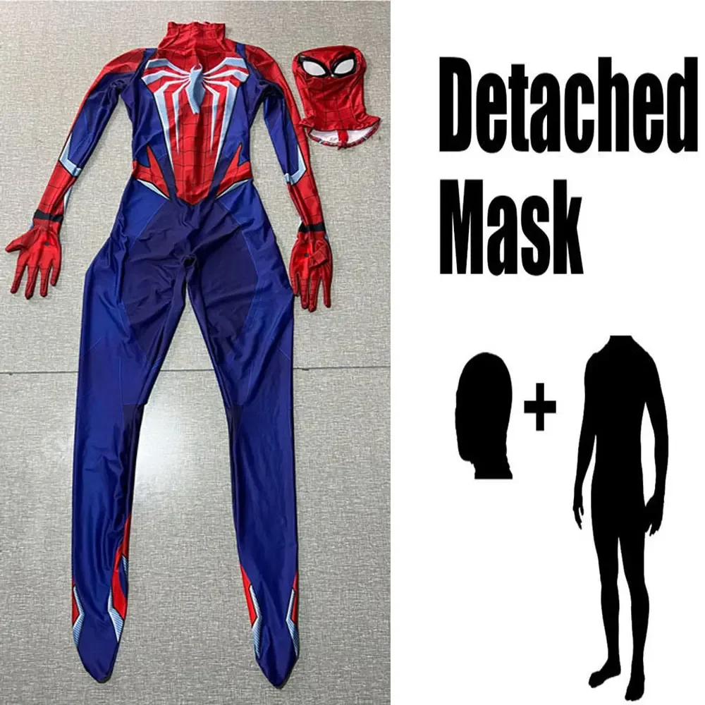 Traje de araña de Peter Parker para Halloween en PS5 Spider 2, disfraz ...