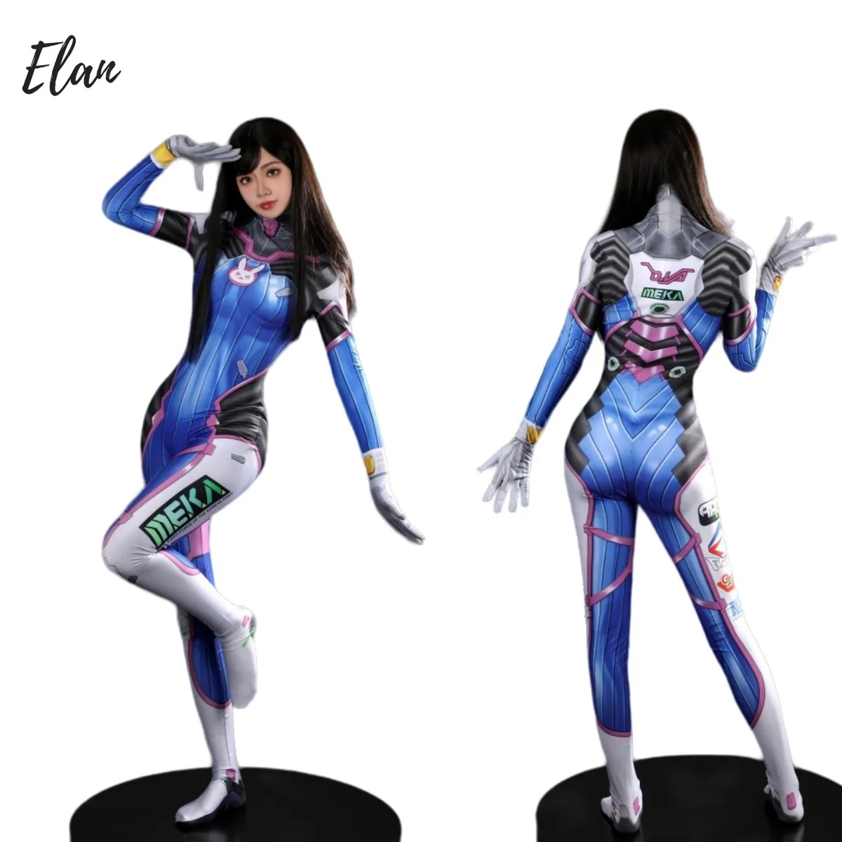 Sexy-Woman-Xiaona-Cosplay-Costume-Blue-Female-Soldier-Bodysuit-Disguise ...