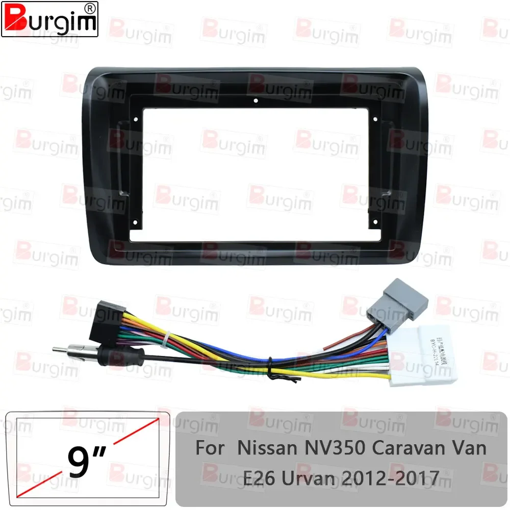 Car-Radio-Fascias-Frame-For-Nissan-NV350-Caravan-Van-E26-Urvan-2012 ...