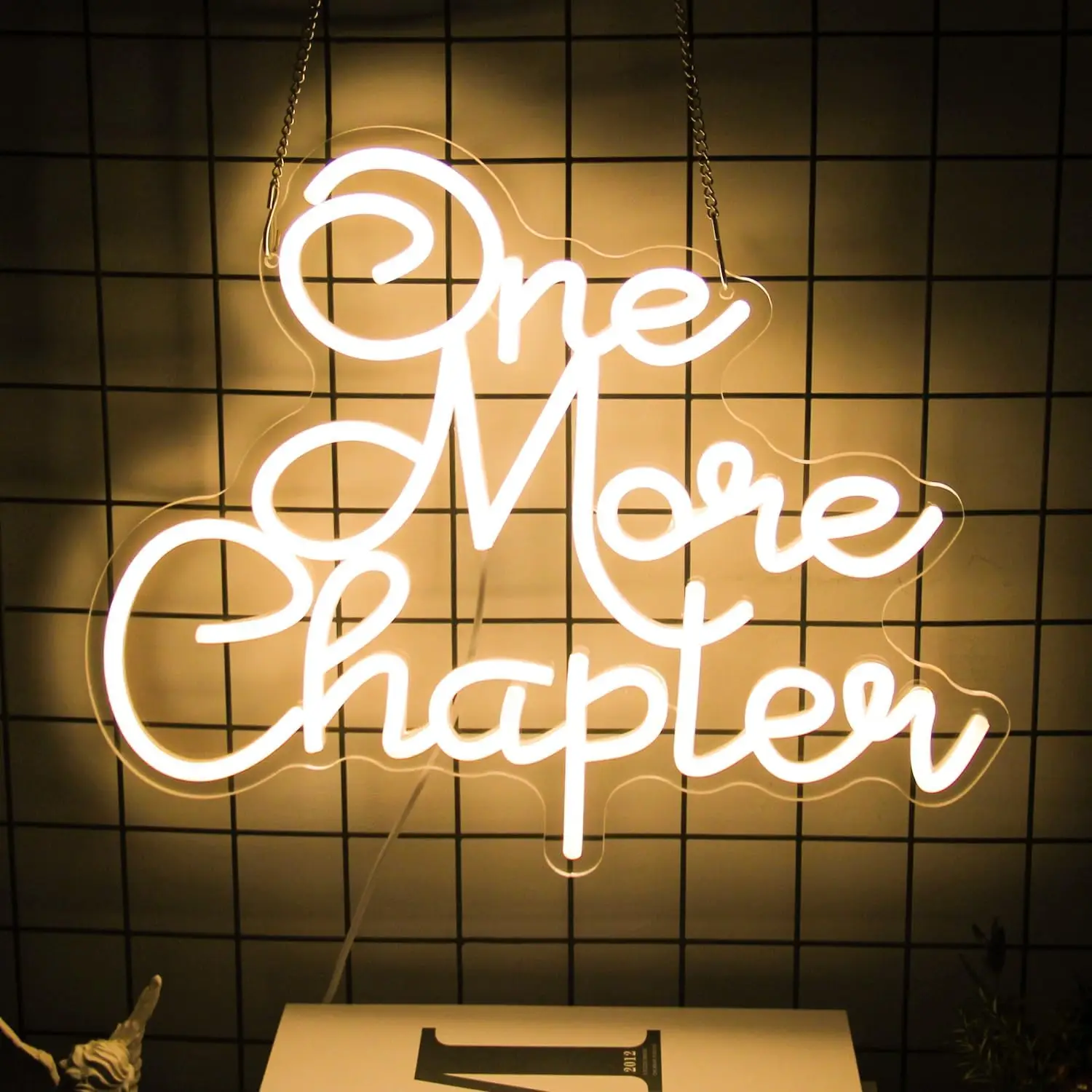 One More Chapter Neon Sign USB Powered LED Neon Light for Bedroom Study ...