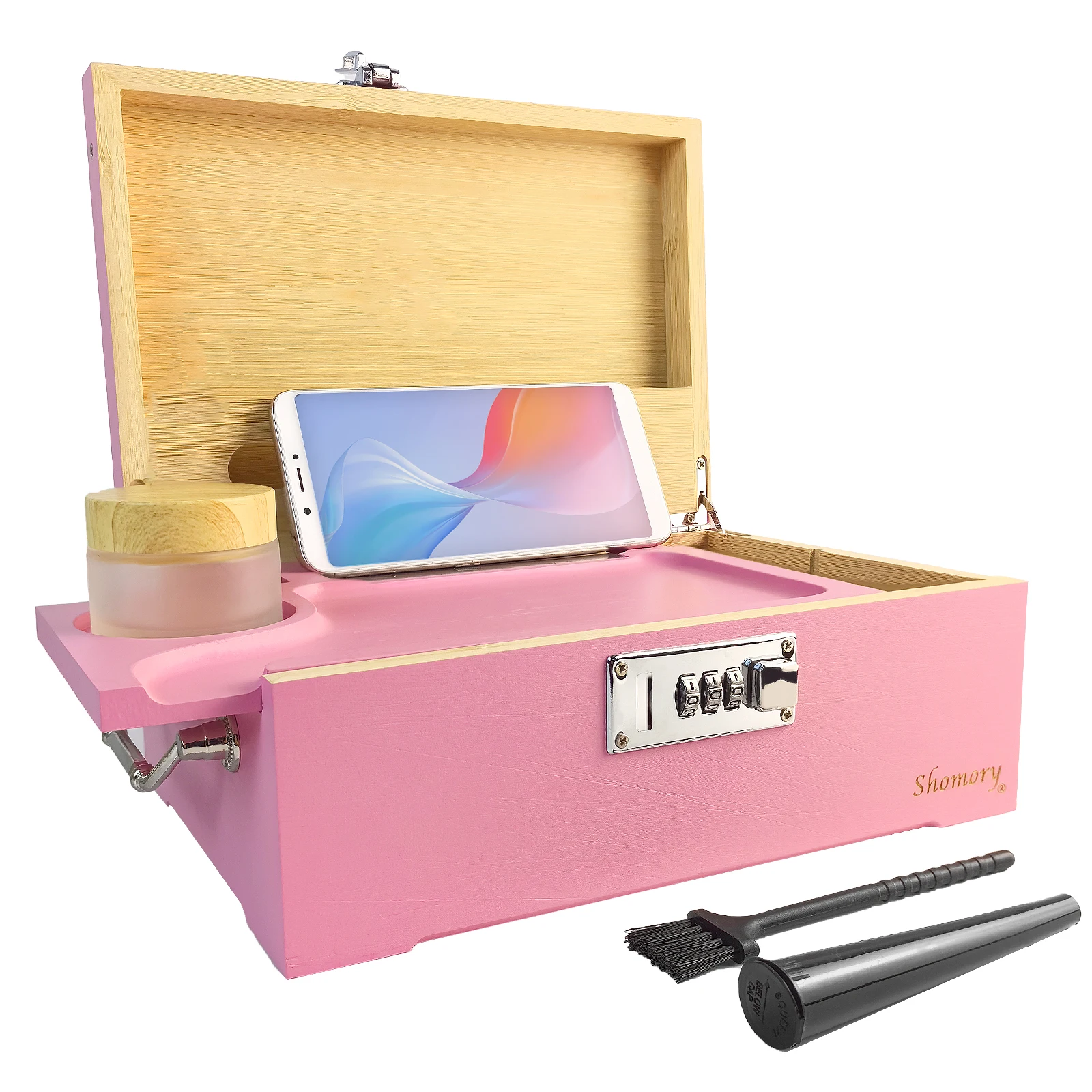 Large-Stash-Box-Tray-Set-Secure-Lockable-Storage-with-Combination-Lock ...