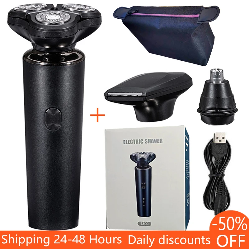 Men-s-Electric-Shaver-Electric-Trimmer-Razor-Wet-amp-Dry-Use ...