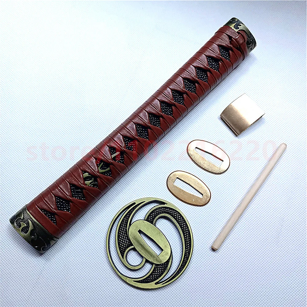Exquisite-26cm-Handle-Tsuka-Hilt-Alloy-Tsuba-Handguard-Fuchi-Kashira ...