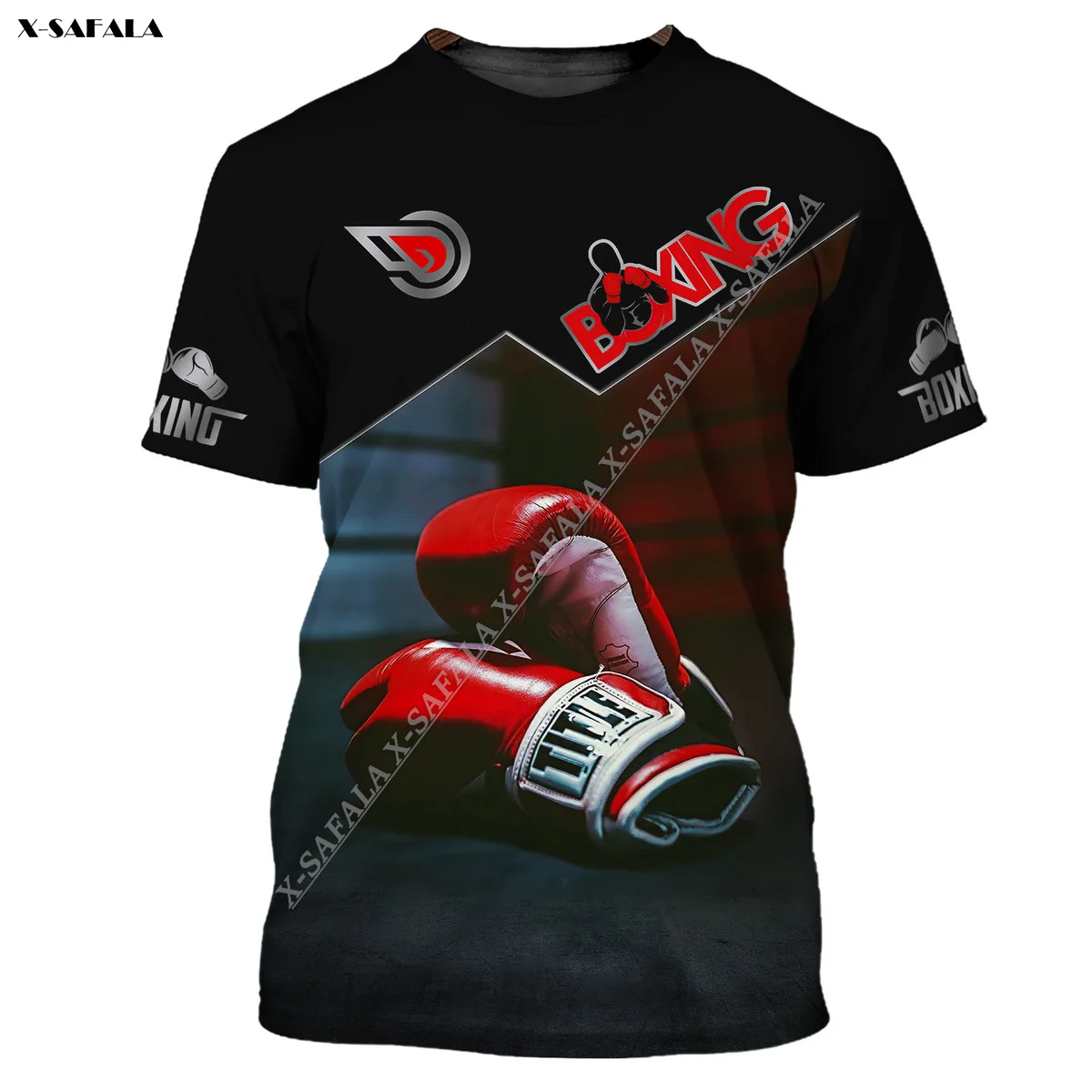 Cross-BOXING-WRESTLING-Corner-Gloves-3D-Print-Slim-T-Shirt-Tops-Tees ...