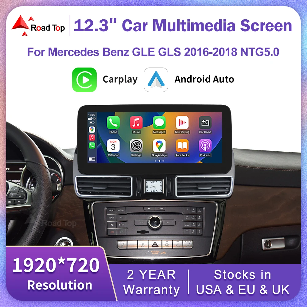12-3-Android-Auto-Car-Multimedia-Wireless-CarPlay-Linux-Touch-Screen ...