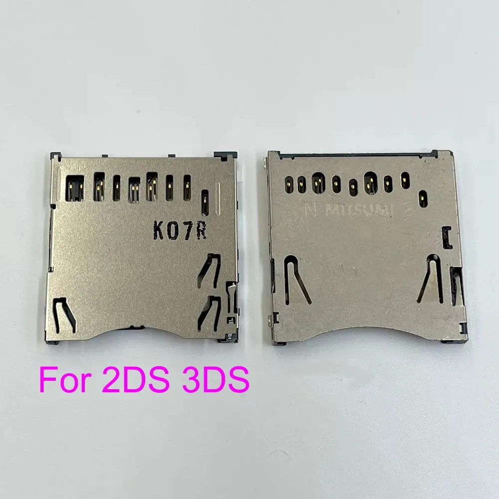 For Nintendo 2DS Repair Part SD Memory Card Reader Slot For 3DS