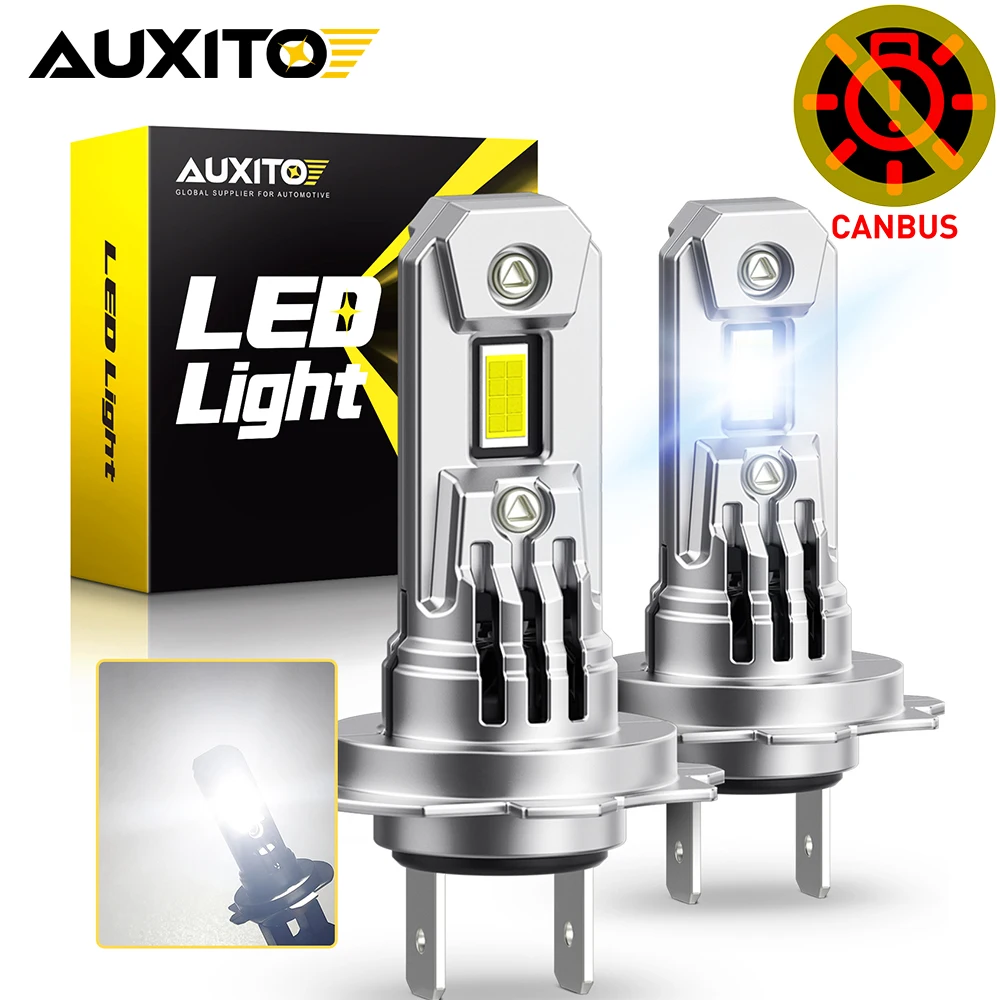 AUXITO-2Pcs-Turbo-H7-LED-Bulbs-High-Power-100W-20000LM-Wireless-LED ...
