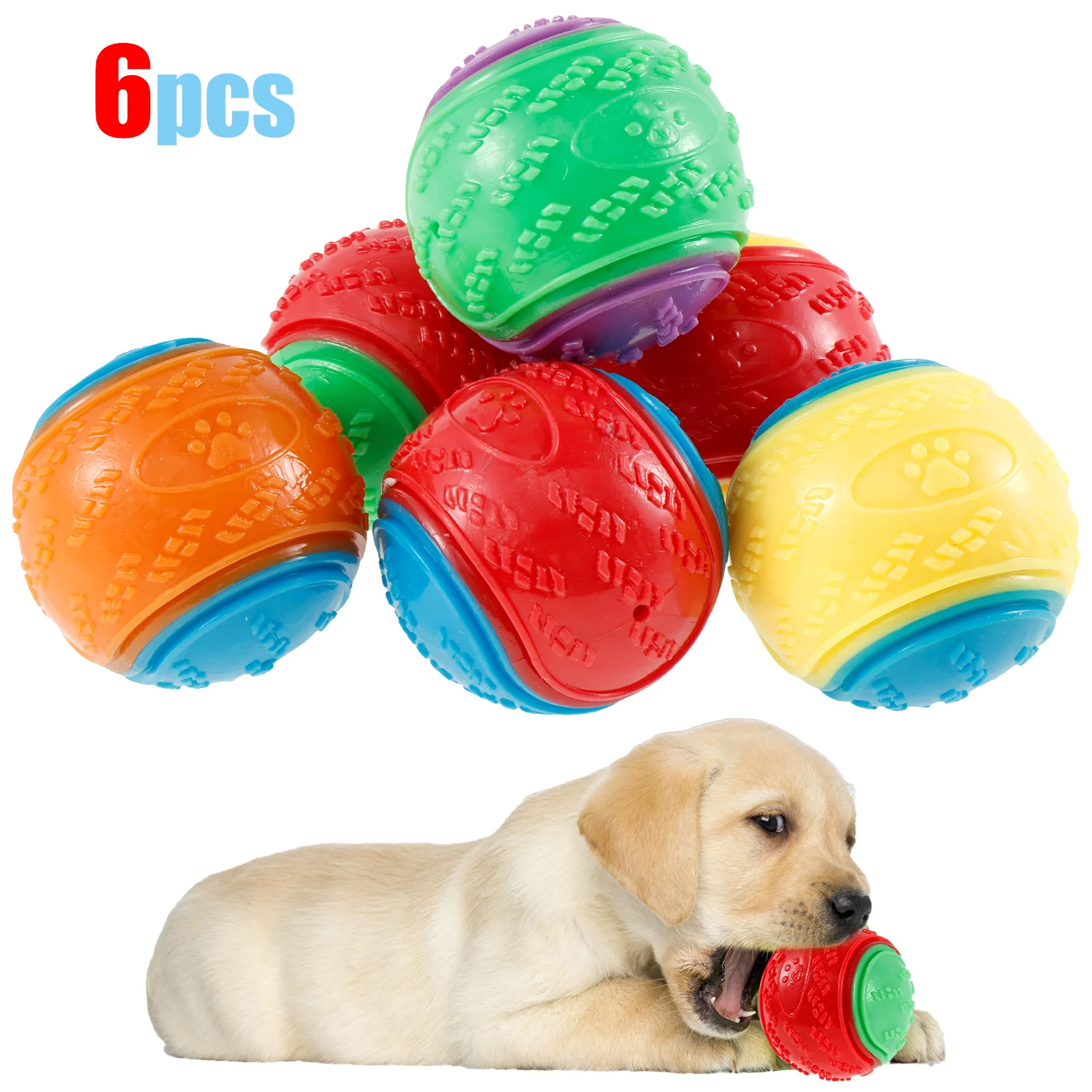 6Pcs-Dogs-Interactive-Toys-Smart-Dog-Toy-Ball-Soft-TPR-Toys-for-Dog-Pet ...