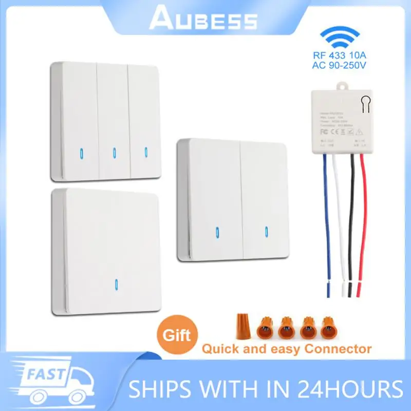 Interruptor-inal-mbrico-Universal-RF-433Mhz-l-mpara-inteligente ...