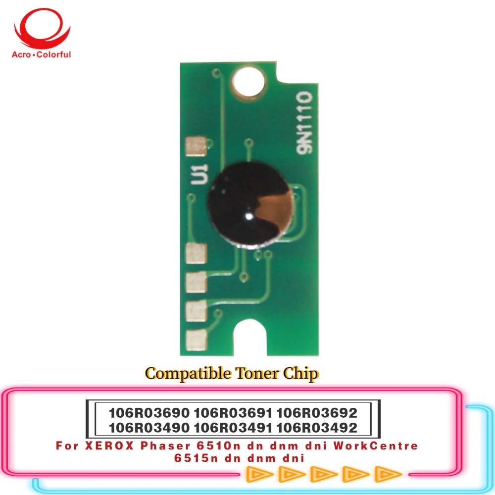 Chip-de-t-ner-106R03690-106R03691-106R03692-para-Xerox-Phaser-6510 ...