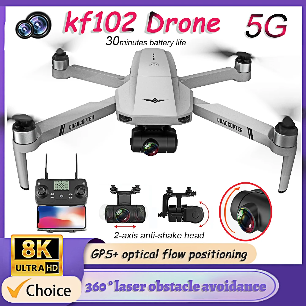 KF102-MAX-Professional-Drone-360-Laser-Obstacle-Avoidance-GPS-FPV-Dual ...