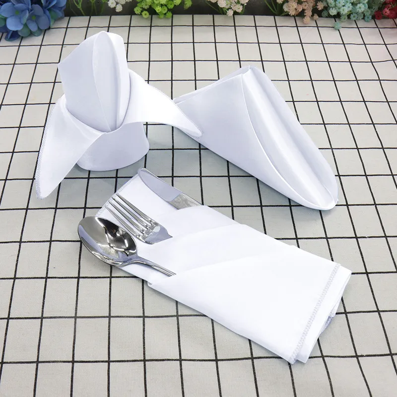 43cm-dining-table-napkin-square-napkin-paper-handkerchief-cloth-wedding ...
