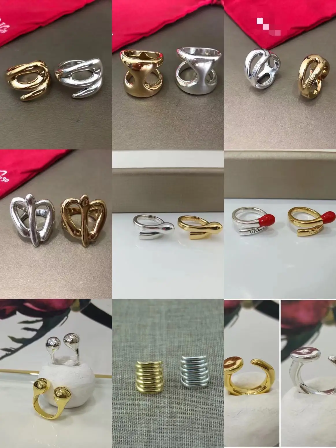 YS-2021-New-Pure-handmade-high-quali-Silver-Color-Bead-screw-rings-Can ...