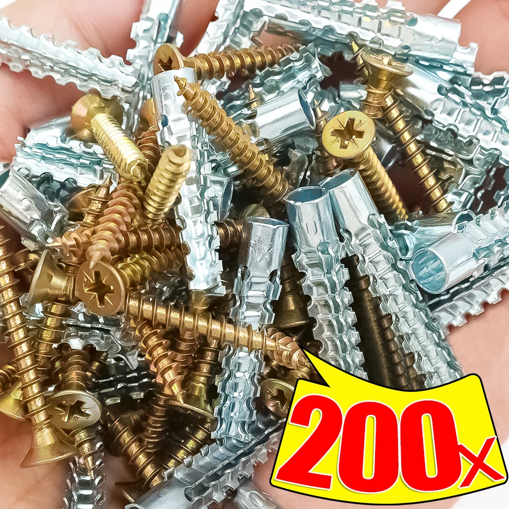 New-Metal-Expansion-Tube-Pipe-Self-Tapping-Screw-Drilling-Plug-Solid ...