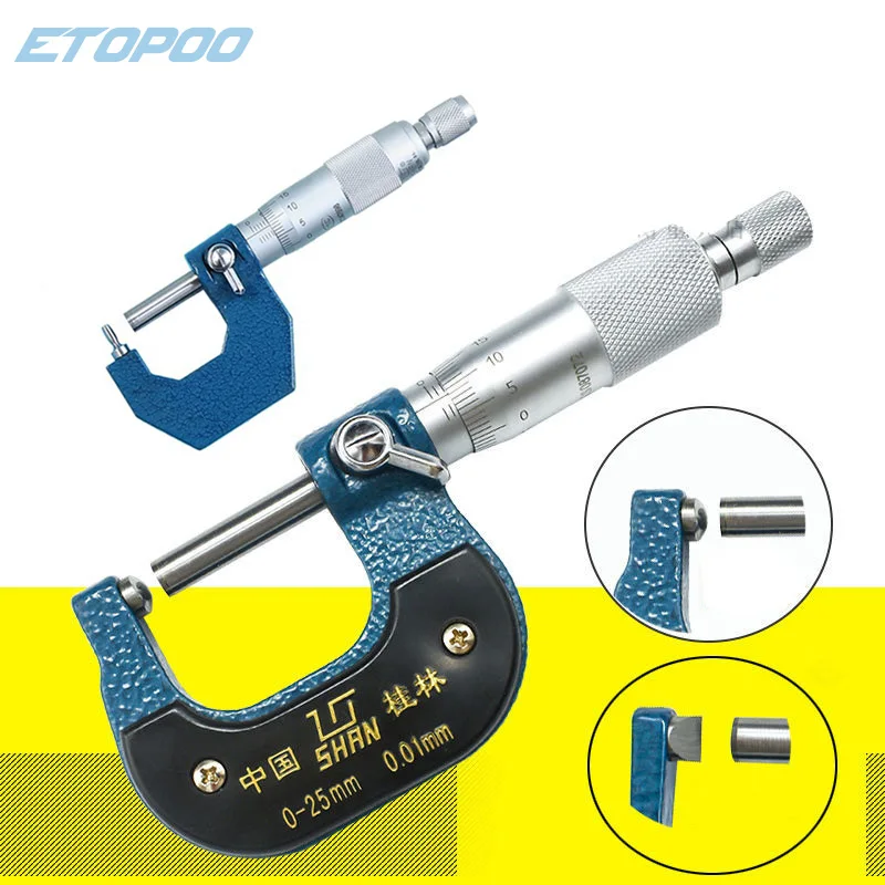 Factory-outlet-high-quality-0-25mm-Tube-Micrometer-drum-head-special ...
