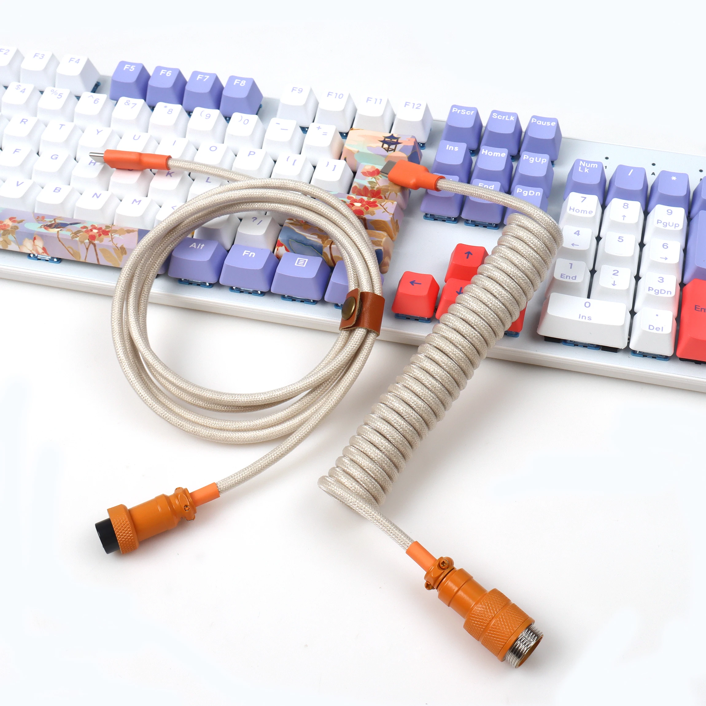 Mechanical-Keyboard-Type-C-to-C-End-Coiled-Cables-with-Detachable ...