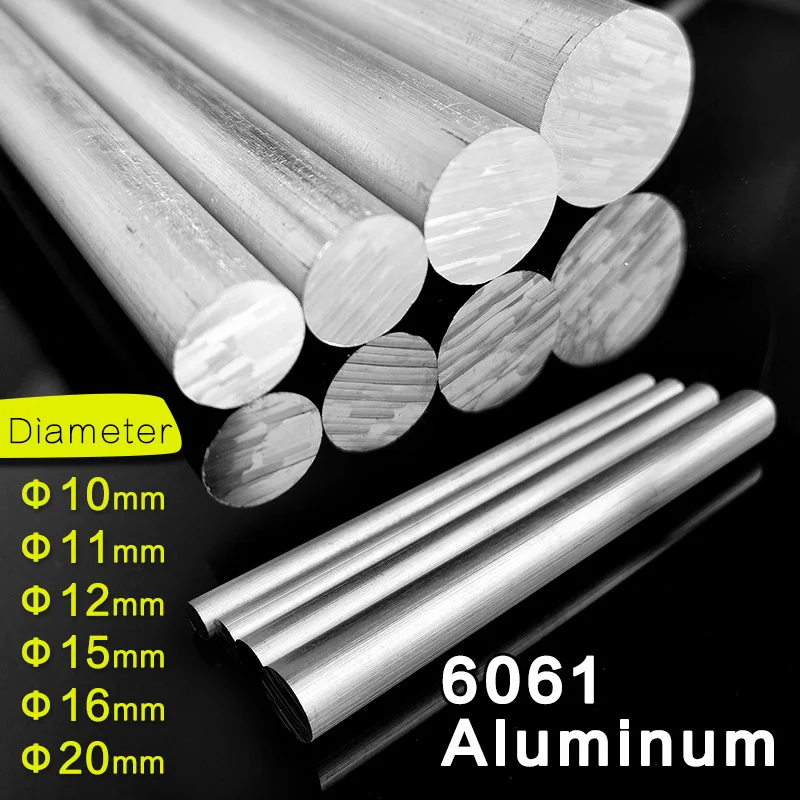 6061-High-Quality-Aluminum-Solid-Rod-Round-Bar-Diameter-10mm-11mm-12mm ...