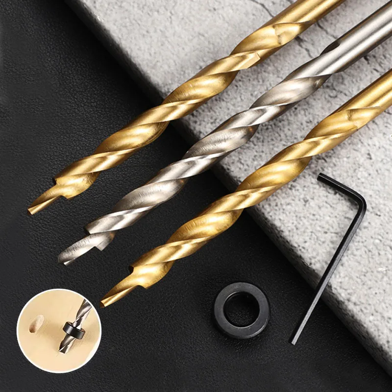 HSS-Inclined-Hole-Drill-Hex-Twist-Step-Drill-Bit-Kreg-Pocket-Hole-Drill ...