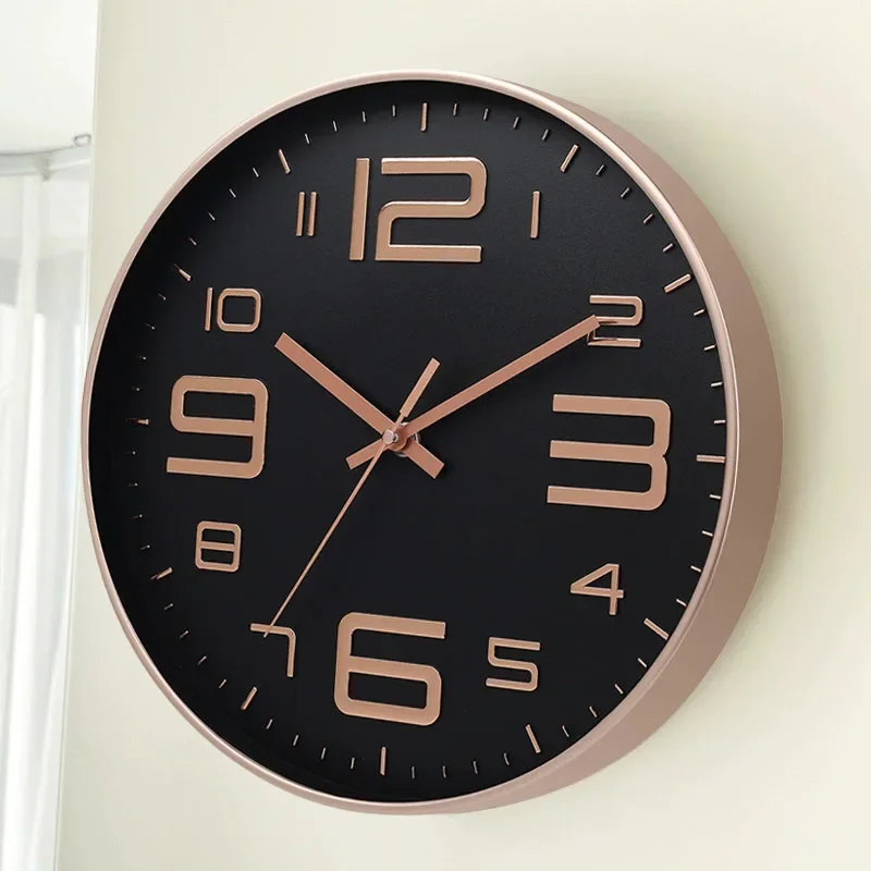 Modern-Simple-Wall-Clock-8-Inch-Candy-Color-Silent-for-Time-Clocks ...