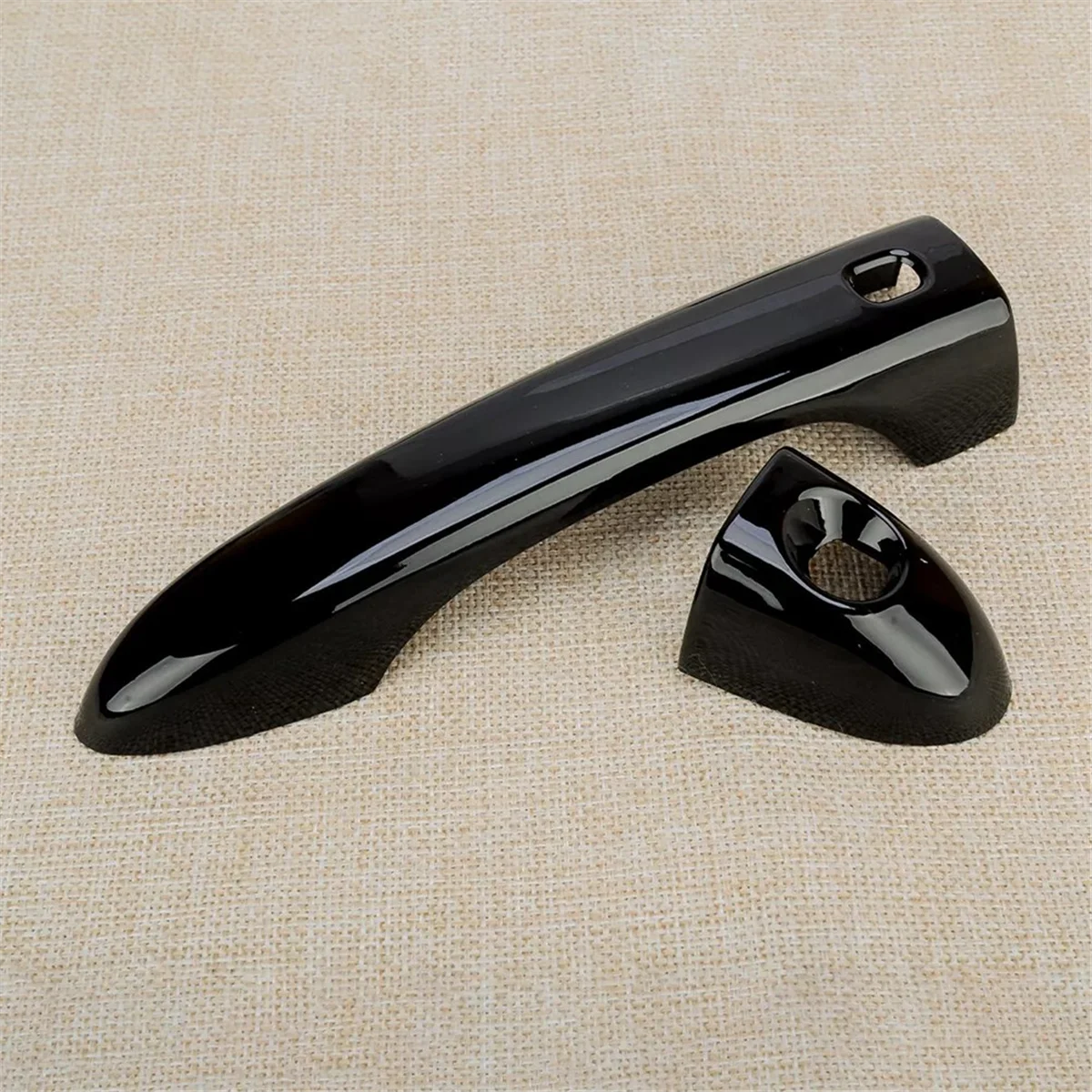1 Set Glossy Black Smart Door Handle Cover Trim Fit for Maserati Ghibli ...