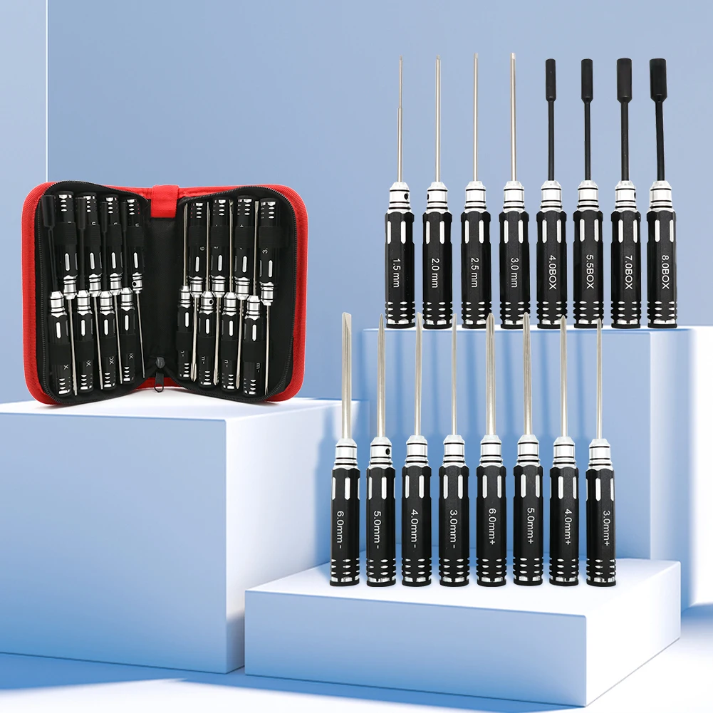 16pcs-set-Screwdriver-set-Hex-Phillips-Screw-Nut-Flat-Hexagonal ...