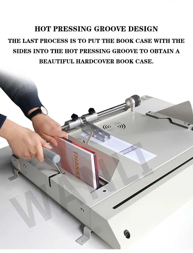 Hard Face Book Cover Making Machine, Multi-functional Book Cover ...