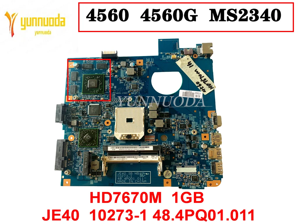 Original-For-Acer-Aspire-4560-4560G-MS2340-Laptop-Motherboard-HD7670M ...