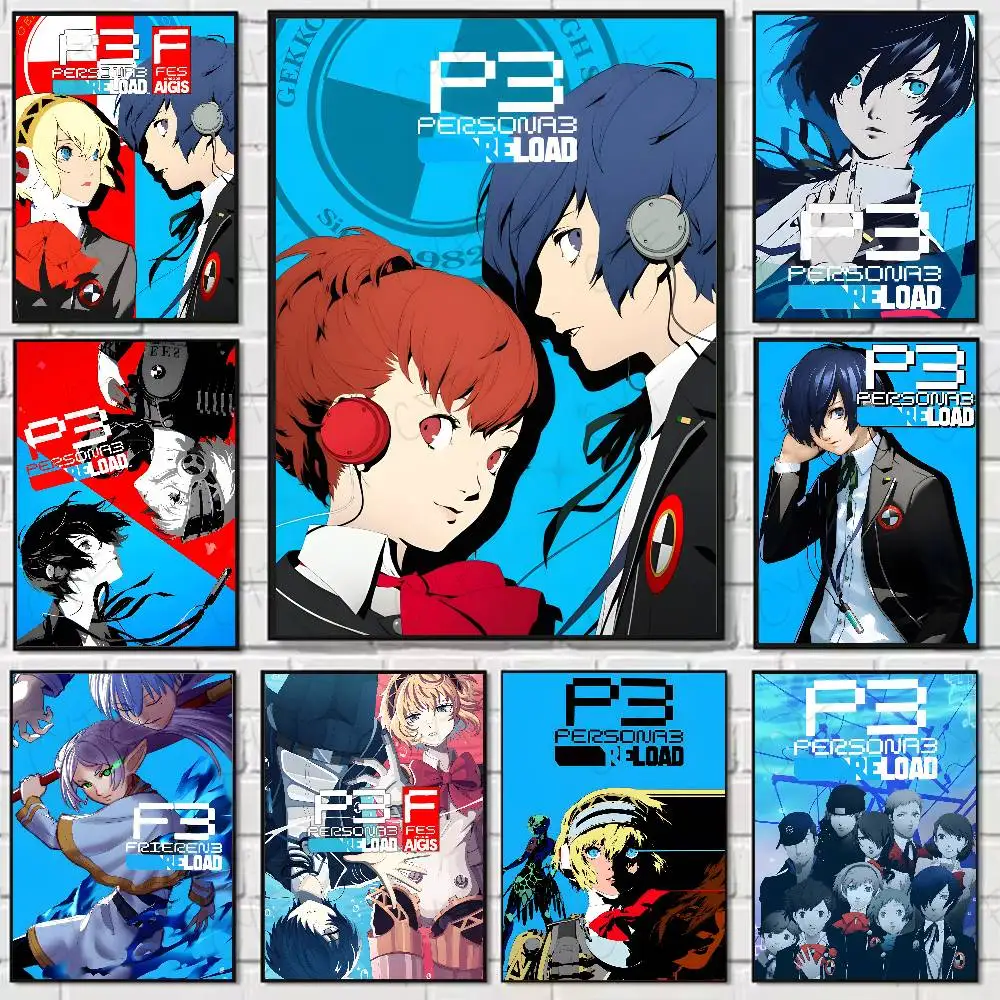 Pretty Video Game P-Persona 3 Poster High Quality Dorm Living Room ...