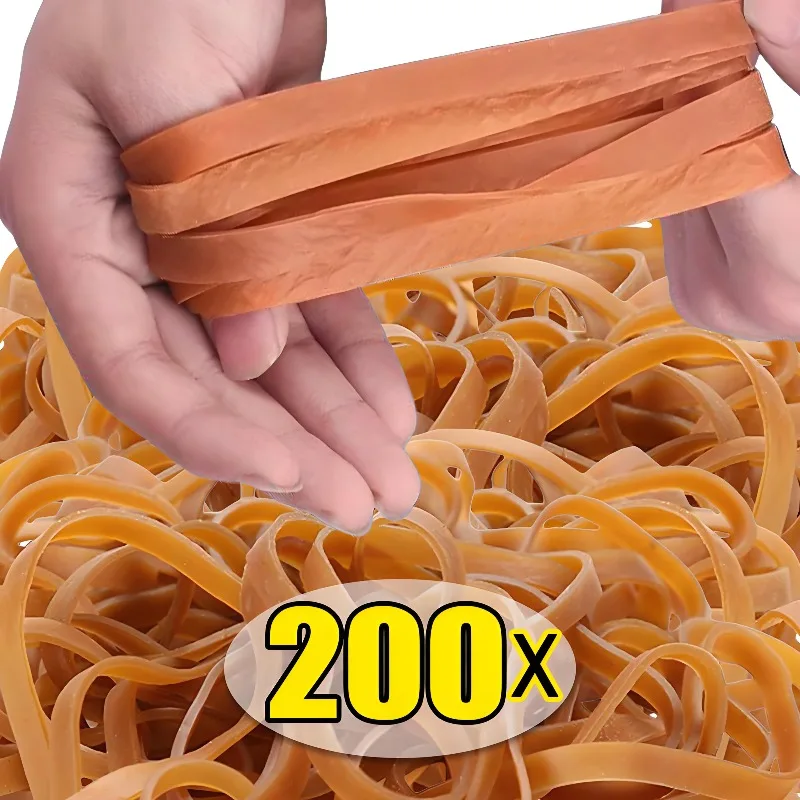 60mm Large Size Rubber Band Widen High Elastic Yellow O Ring Home ...