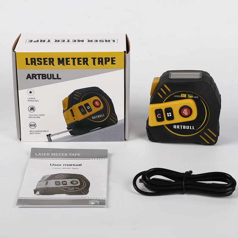 2in1-Multifunction-Laser-Tape-Rangefinder-Rechargeable-80m-40m-with-5m ...