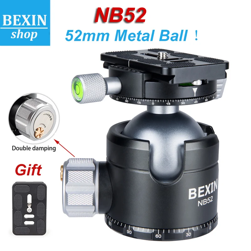 Low-Profile-Tripod-Head-Universal-Panoramic-Ballhead-for-Camera-Metal ...