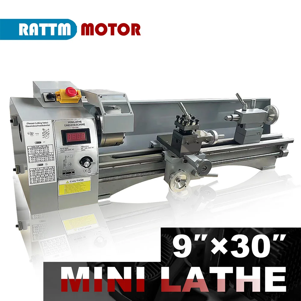 RATTM-750W-Mini-Metal-Lathe-Machine-Digital-Display-0930-Small-Metal ...
