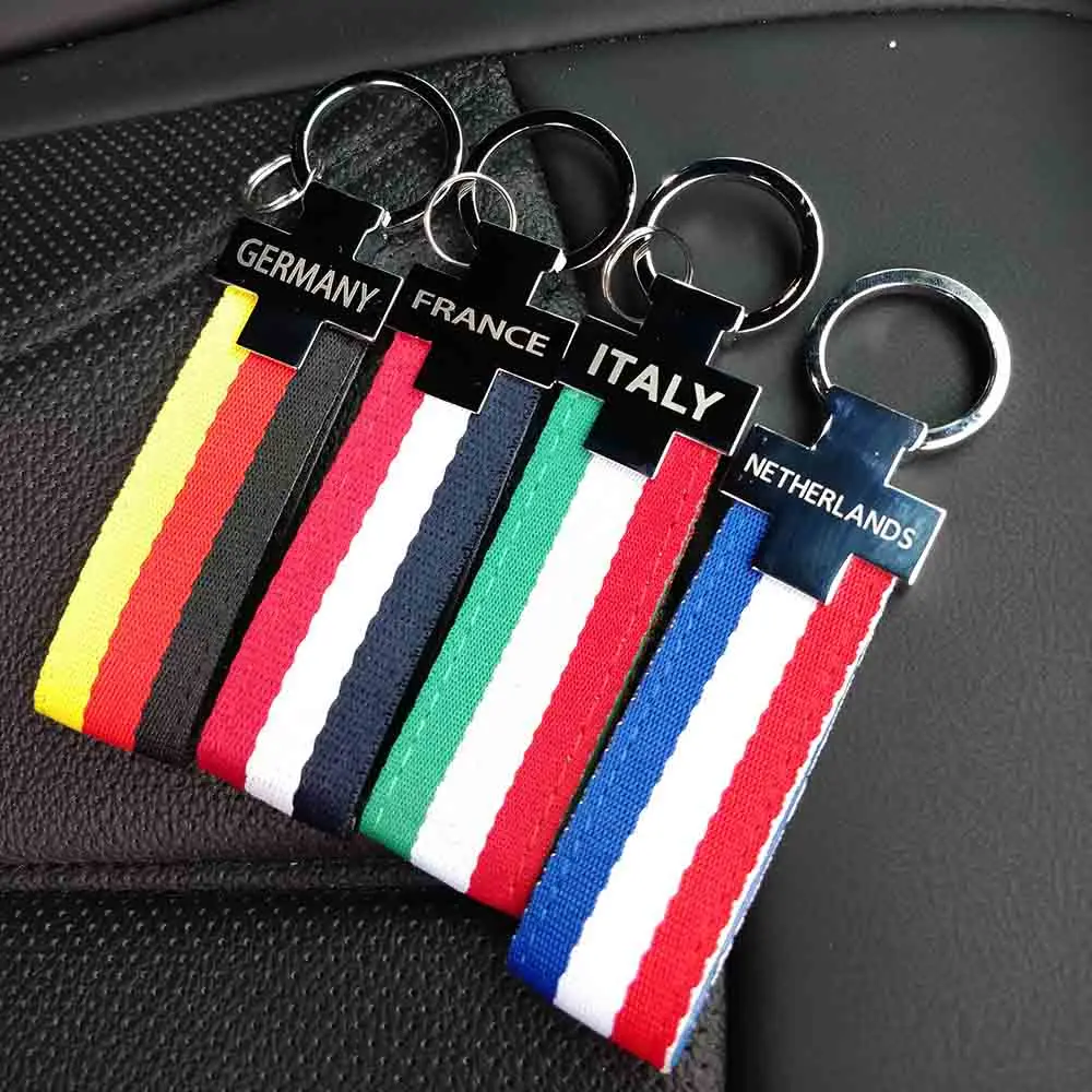 Netherlands-Italy-France-Germany-Japanese-Flag-Car-Key-Ring-Keychain ...