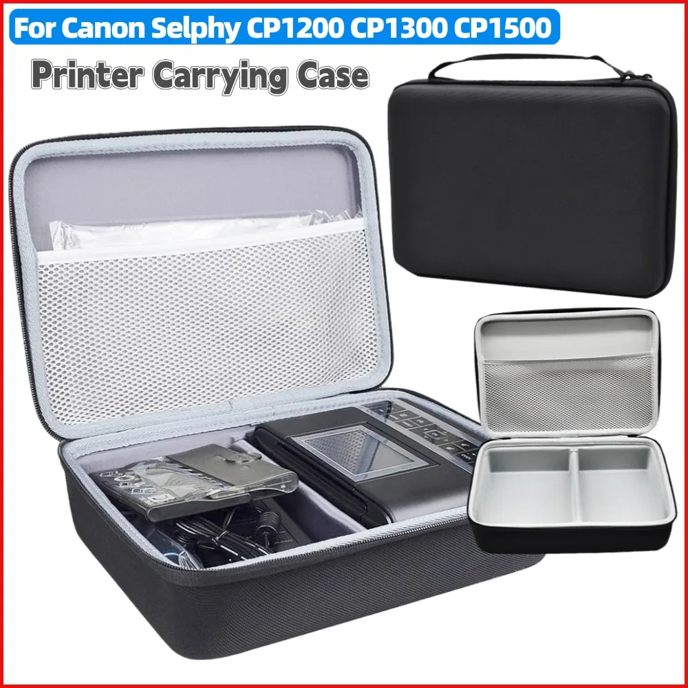 EVA Hard Travel Case Photo Printer Storage Bag Shockproof Carrying Case ...