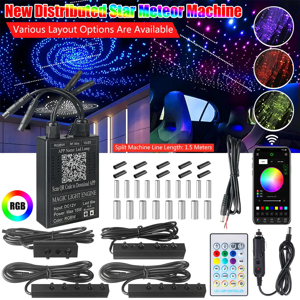 Falling-Star-Optic-Star-Ceiling-Lights-Kit-RGBW-Car-Roof-Star-Light-App ...
