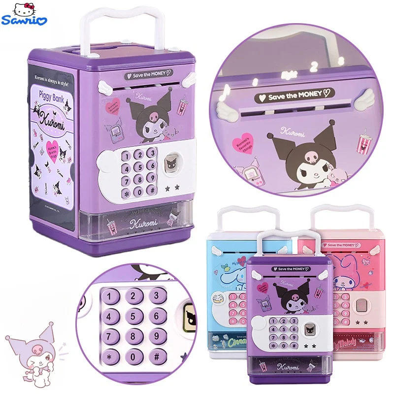 Sanrio-Money-Box-Anime-Kuromi-Melody-Fingerprint-Password-Automatic ...