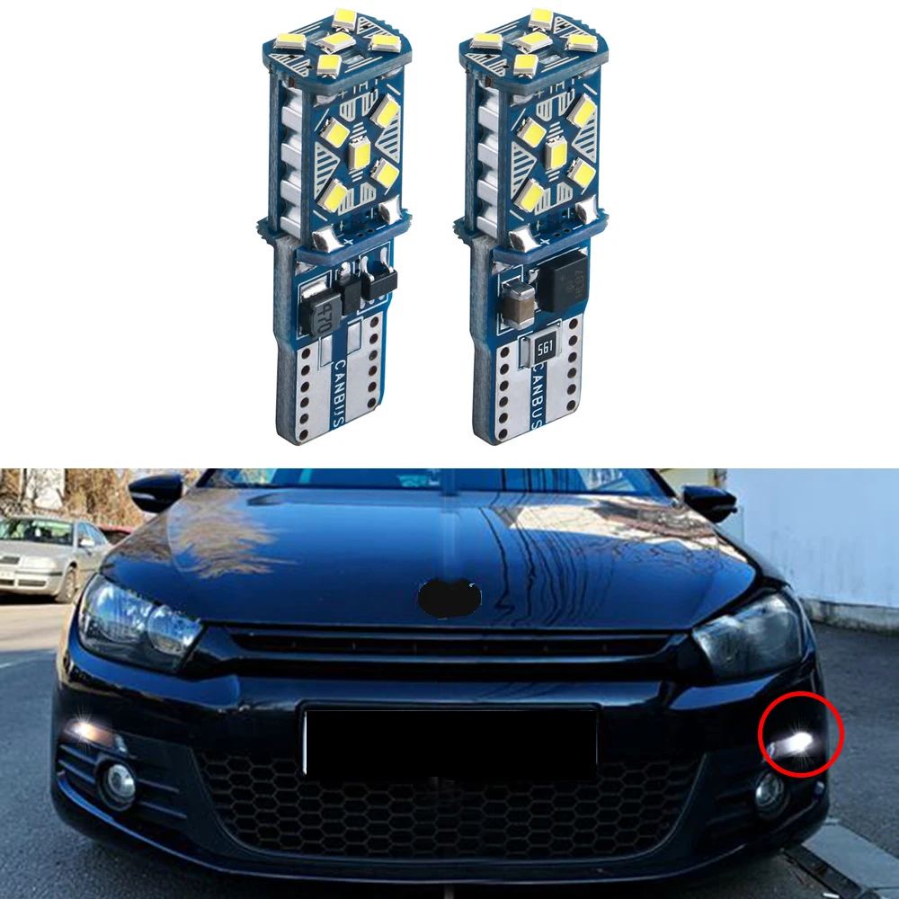 2Pcs Canbus LED Clearance Side Marker Lights For VW Scirocco 1K Non ...