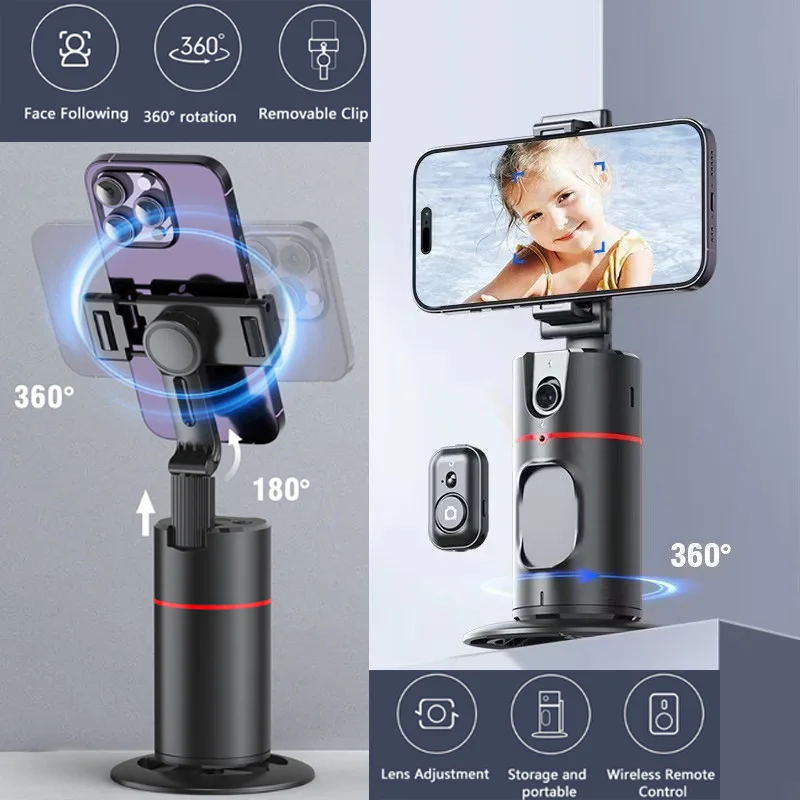 Auto-Face-Tracking-Tripod-360-Degrees-Rotation-Body-Phone-Camera-Mount ...