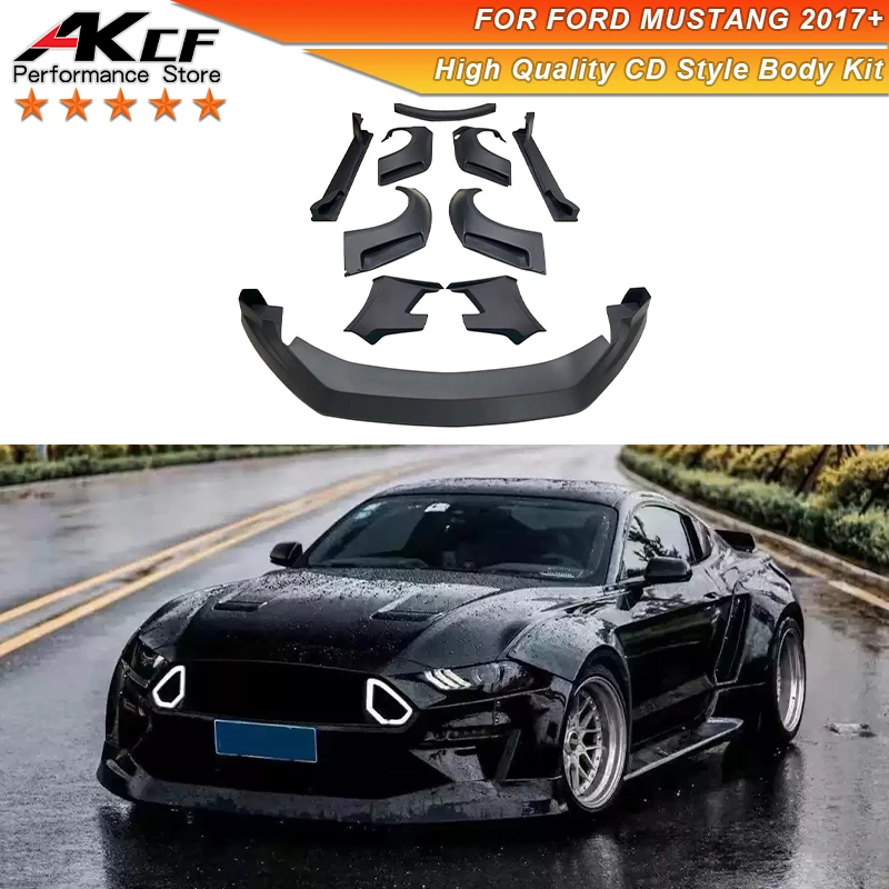 New-Mustang-High-Quality-CD-Style-Wide-Body-Kit-for-Ford-Mustang-Tuning ...