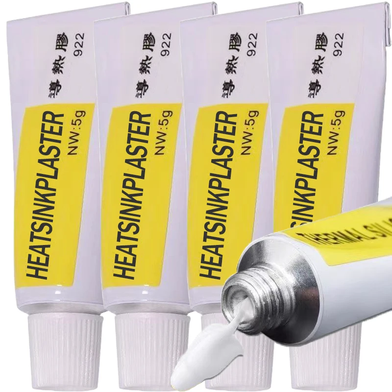 VGA LED IC Cooler Radiator Cooling Thermal Silicone Glue 300℃ Heat ...