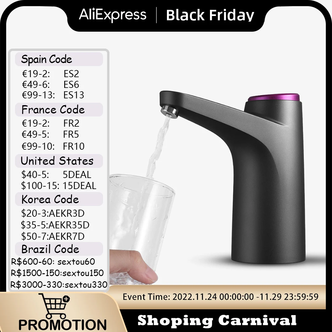 Automatic Electric Water Dispenser Smart Water Pump Water Mini Barreled ...