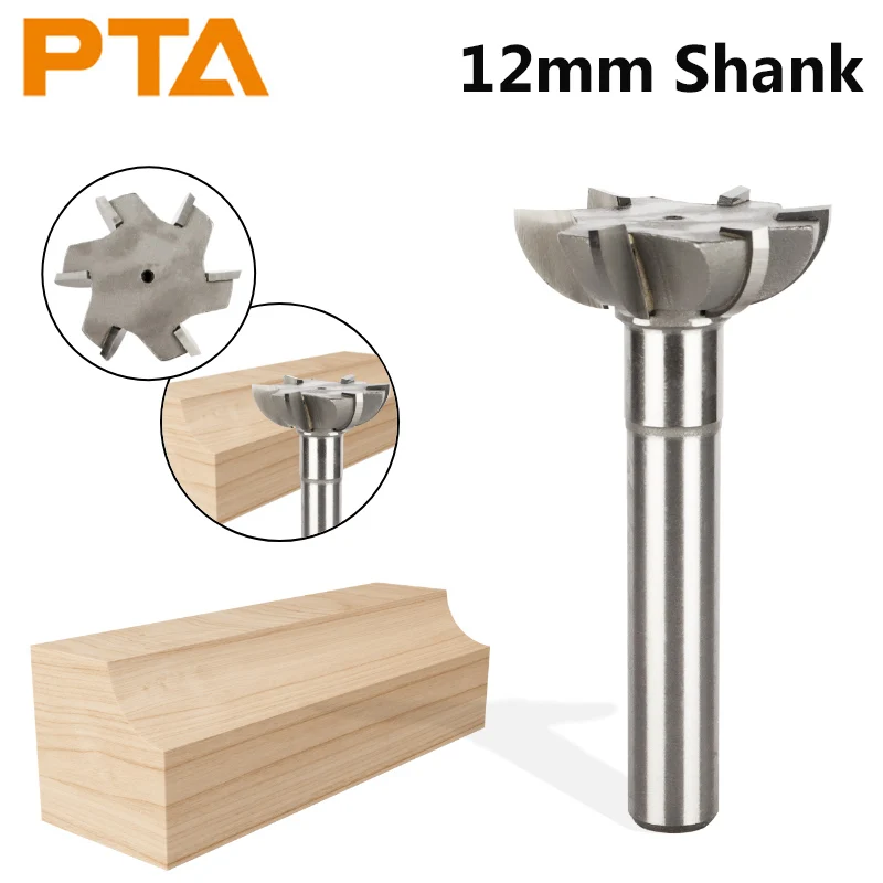 PTA-12MM-Shank-6-Edge-Finger-Grip-Bit-Router-Bit-Woodworking-Milling ...