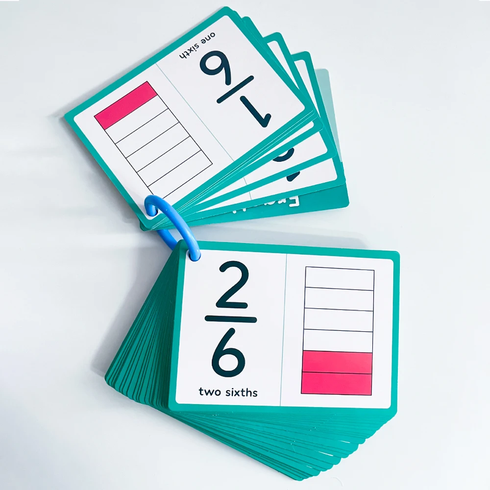 Fraction Number Flashcards – Play N Learn Shop