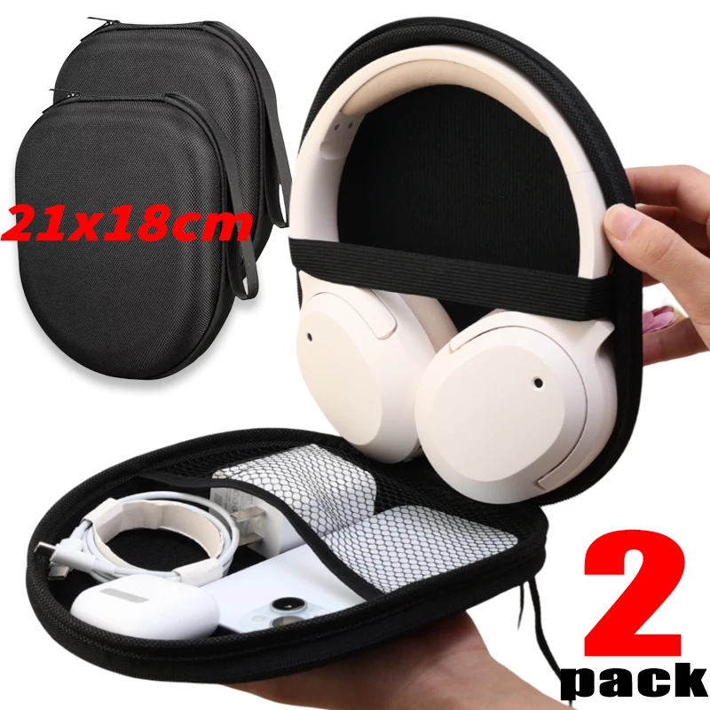 Universal-Headphone-Carrying-Case-Hard-EVA-Storage-Bag-Earphone ...