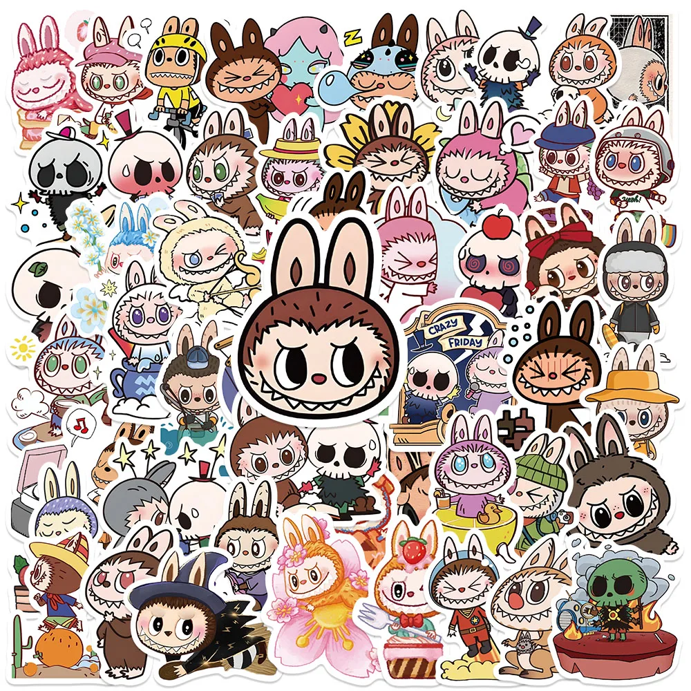 50pcs-Funny-Cute-Cartoon-Anime-LABUBU-Stickers-For-Kids-Adults-Water ...