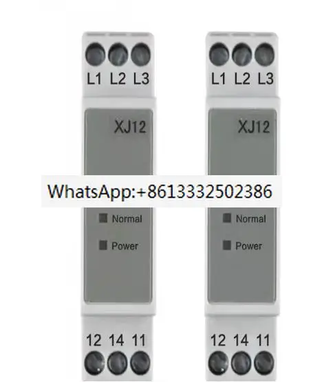 2pcs-XJ12-three-phase-AC-phase-sequence-protection-relay-protector ...
